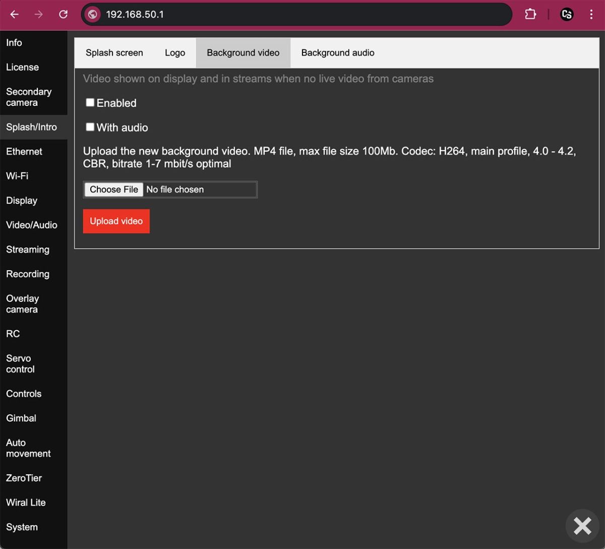 Cosmostreamer settings - Cosmostreamer Wiki