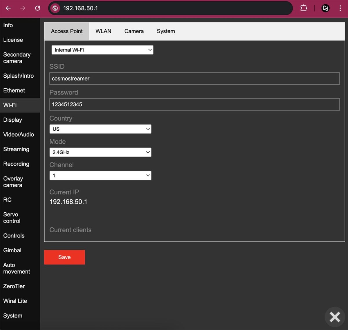 Cosmostreamer settings - Cosmostreamer Wiki
