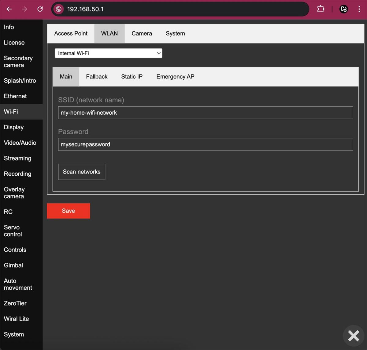 Cosmostreamer settings - Cosmostreamer Wiki